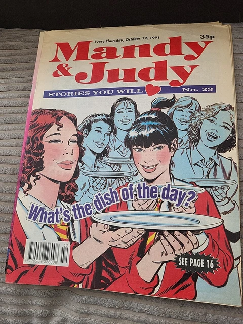 Mandy And Judy Magazine Comic No 23 19th Oct 1991 Phillip Schofield