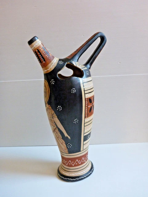 VASO CERAMICA SANTUCCI DERUTA ANNI 60 BROCCA ANFORA CARAFFA MITOLOGIA ...