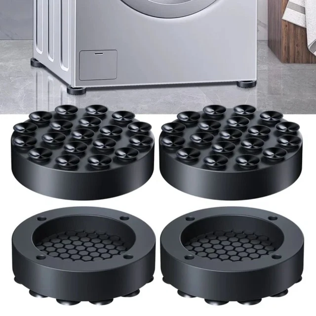 DAMPERS STAND ACCESSORIES Washing Machine Feet Pads Universal Furniture ...