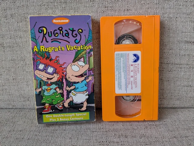 RUGRATS - A Rugrats Vacation | VHS 1997 Nickelodeon | Children • Orange ...