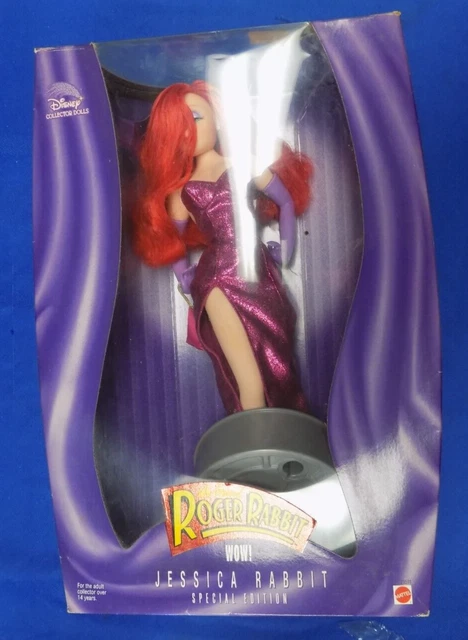 MATTEL DISNEY COLLECTOR Dolls Who Framed Roger Rabbit Jessica Rabbit w ...