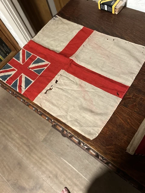 WW2 BRITISH ROYAL Navy Flag Rare 16 “By 14” £128.47 - PicClick UK