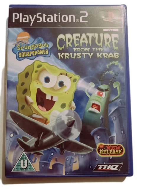 SPONGEBOB SQUAREPANTS: CREATURE from the Krusty Krab PS2 Playstation 2 ...