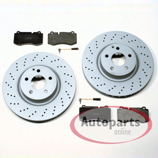 BREMSSCHEIBEN BELÄGE VORNE für Mercedes C-Klasse W205 S205 E-Klasse W213 S213 EUR 479,90 ...