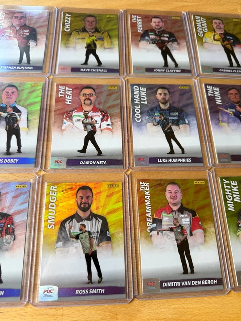 PANINI 2025 PDC Darts WM Karten Sammlung - Scoring Machine 1-18 /180 ua ...