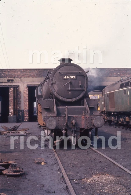 CARNFORTH SHED BLACK Five 44709 27.7.68 35mm Slide RN380 £4.99 ...