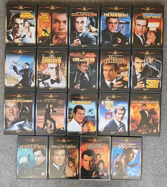JAMES BOND (007) DVD Collection - Set Of 19 DVDs EUR 14,59 - PicClick IT