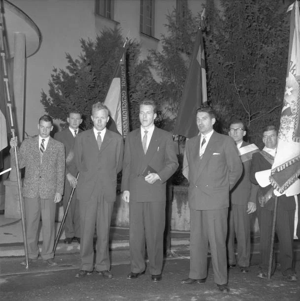 FAREWELL PARTY FOR the first Swiss lay missionaries in Immensee - 1958 ...