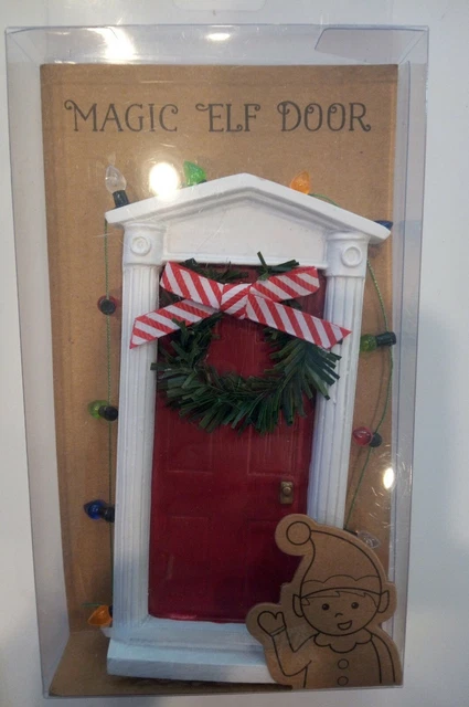 MUDPIE MAGIC ELF Entry Door Poem on Back Christmas Lights (i52) £19.30 ...