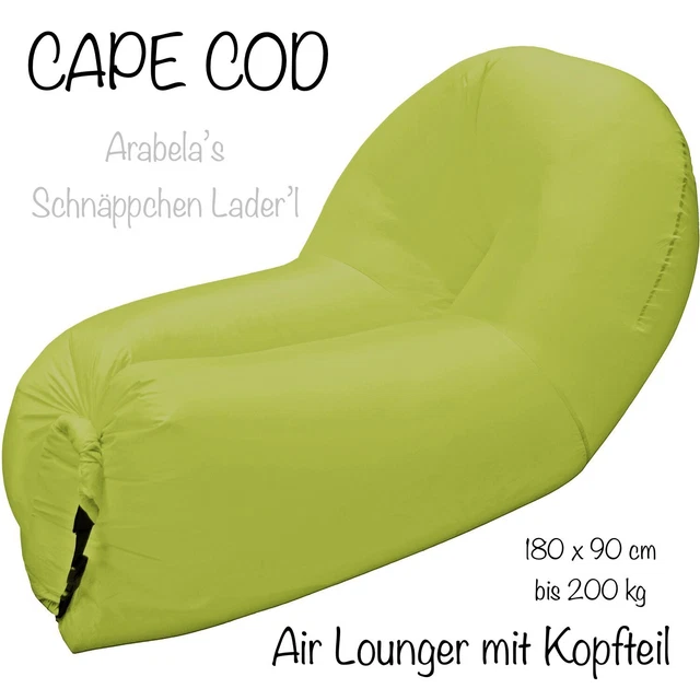 CAPE COD AIR Lounger mit Kopfteil 180 x 90 cm bis 200 kg EUR 19,00 ...
