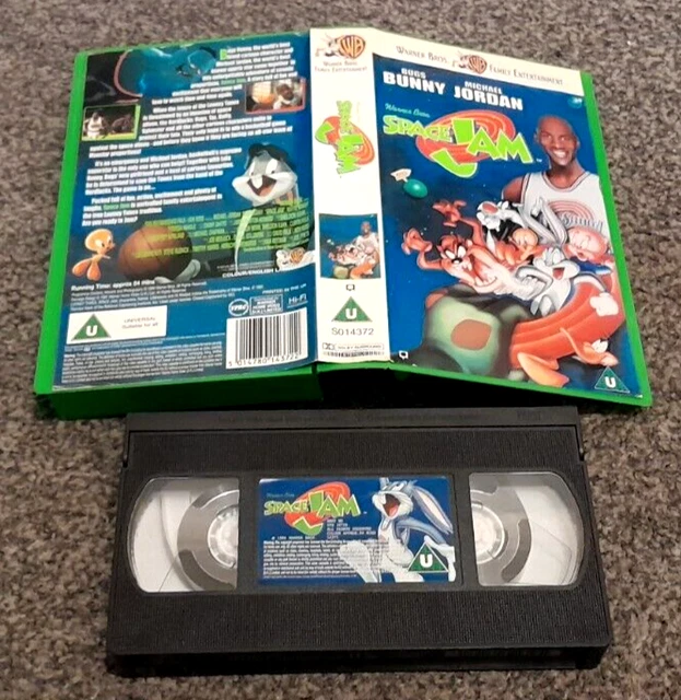 SPACE JAM MICHAEL Jordan Bugs Bunny Looney Tunes Pal Vhs Video Kids ...