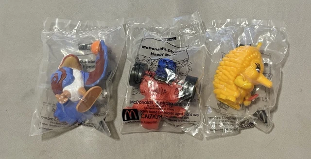 MCDONALD'S TOYS 2000 Olympic Mascots Full Set of 3 (Syd, Millie & Olly ...