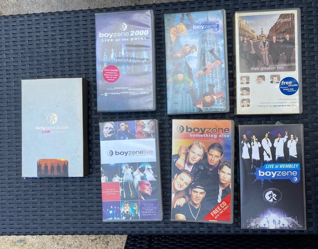 BOYZONE VHS BUNDLE £19.99 - PicClick UK