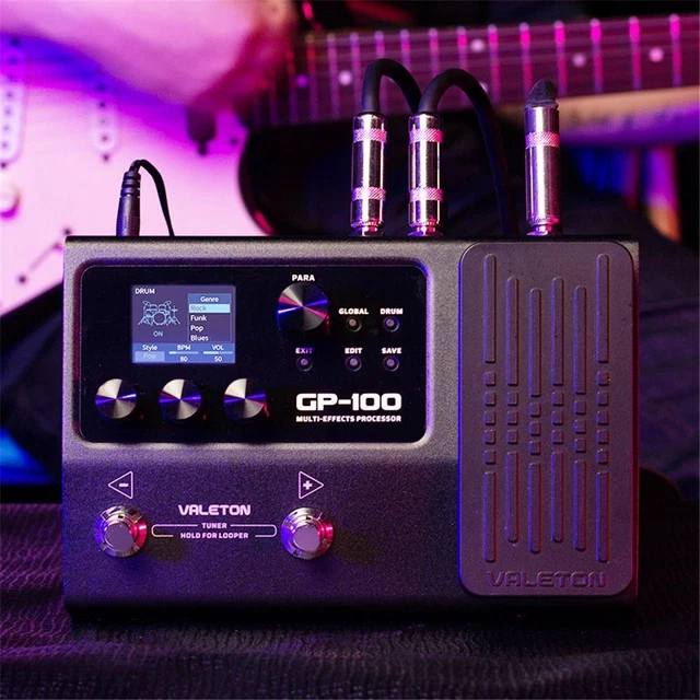 EFFECTS LOOPER MUSIC Effector GP-100 140 Processore effetti chitarra ...