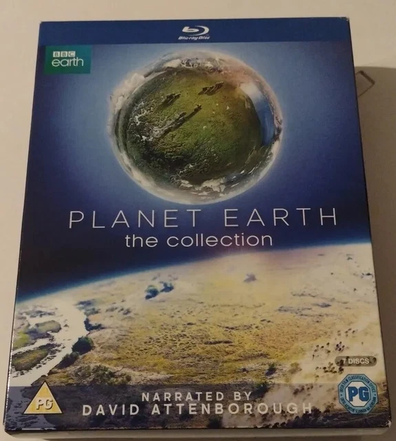 PLANET EARTH 1 & 2 The Collection BBC Blu-ray David Attenborough 7 ...