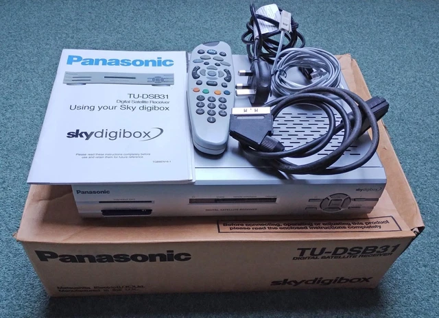PANASONIC TU-DSB31 SKY Digital Box Digibox with Instruction Manual ...