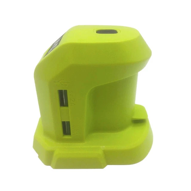 FOR RYOBI + 18V Li-ion Battery Adapter DIY with Dual USB LED switch ...