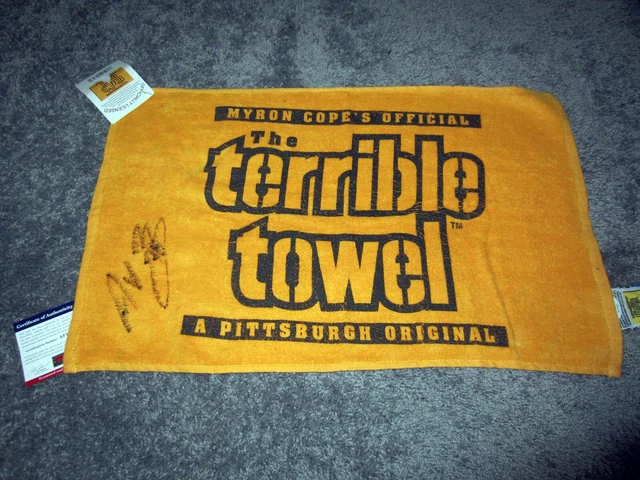 ALEJANDRO VILLANUEVA PITTSBURGH Steelers Autografato Auto Terrible Telo ...