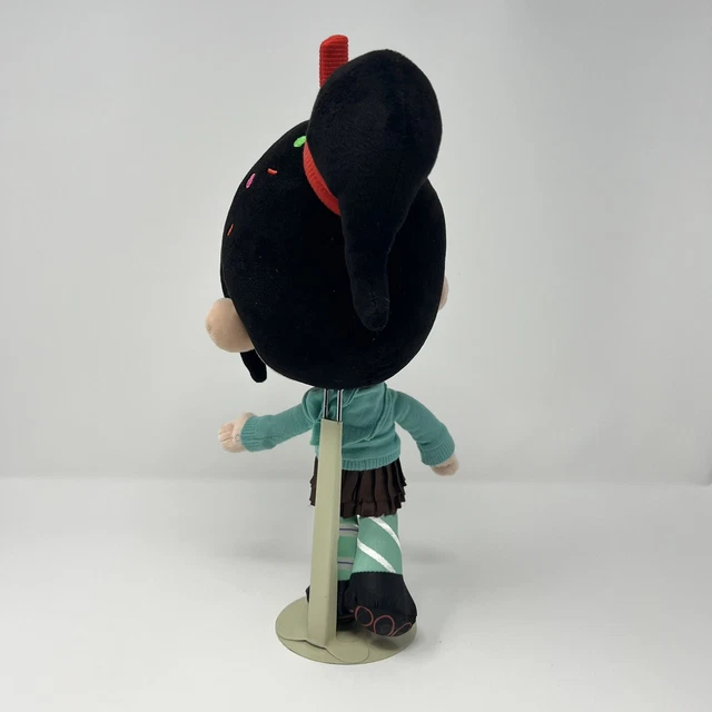 Disney Store Wreck It Ralph 14” Vanellope Von Schweetz Glitch Plush 1189
