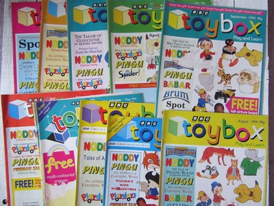 10 BBC TOYBOX magazines, retro 90's kids TV shows £25.00 - PicClick UK