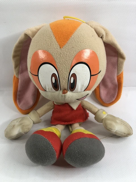 SONIC THE HEDGEHOG Great Eastern Cream Rabbit Plush Doll Toy 2014 RARE ...