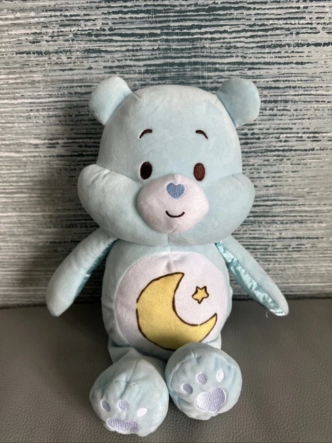 CARE BEARS BABY Bedtime Bear Blue Crinkle Rattle Teddy Plush Soft Toy ...