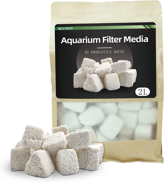 HIGH-QUALITY CERAMIC AQUARIUM Filter Media Blocks - 2L Filtration ...