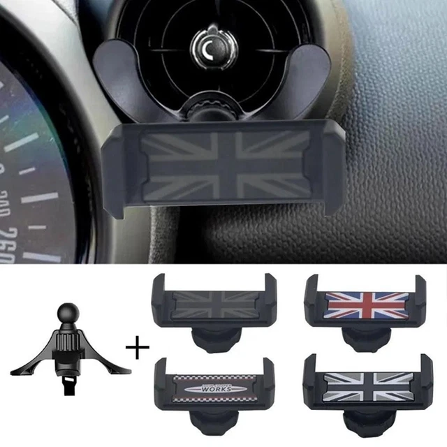 FOR MINI R55 R56 R57 R60 R61 R58 R59 Car Phone Holder Air Vent Phone ...
