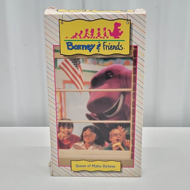 BARNEY & FRIENDS: Queen of Make Believe VHS 1992 Time Life Video Very ...