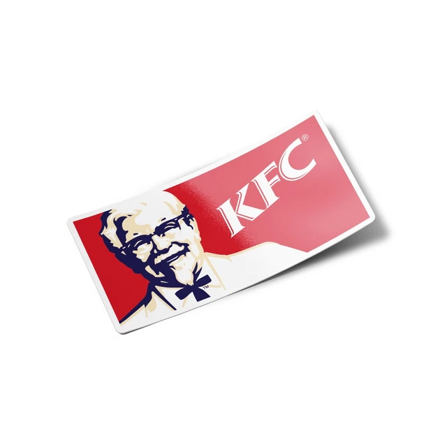 AUTOCOLLANTS STICKERS KFC LOGO FAST FOOD Kentucky Fried Chicken vinyle ...