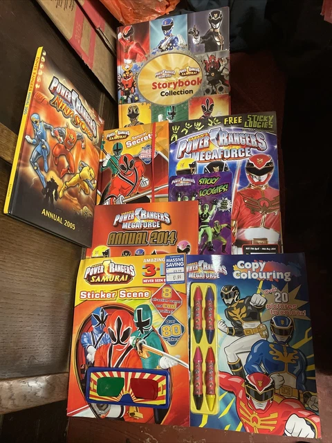 POWER RANGERS MEGAFORCE Samurai Ninja Book Bundle £5.00 - PicClick UK