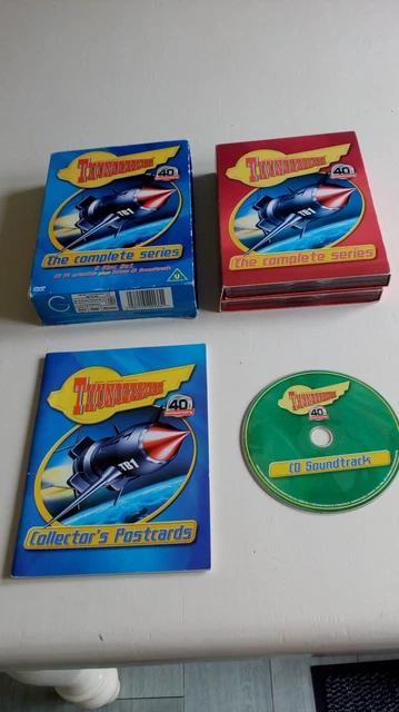 THUNDERBIRDS 40TH ANNIVERSARY complete series 8 disc dvd box set ...