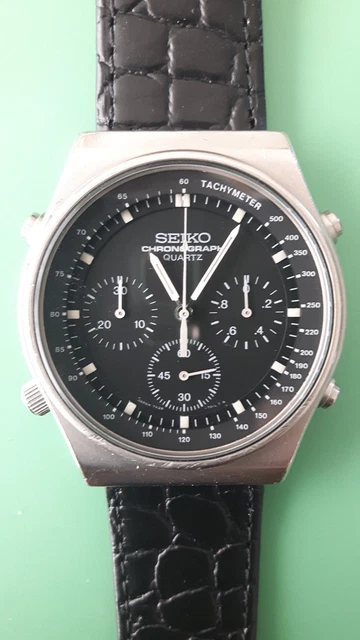 SEIKO 7A28-701A VINTAGE Quartz Speedmaster Chronograph £225.00 - PicClick UK
