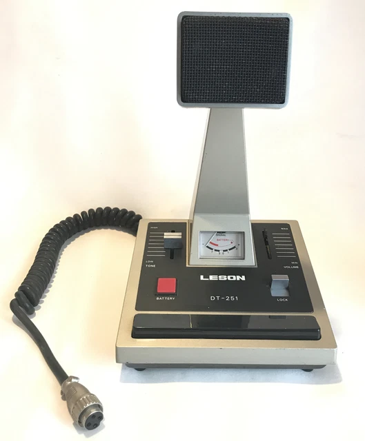 RARE LESON DT-251 Mic Microphone CB Radio Basestation Desk £70.00 ...
