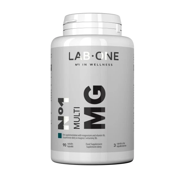 LAB ONE N°1 Multi magnesium Vitamin B6 MG Food SUPPLEMENTS 90 CAPSULES ...