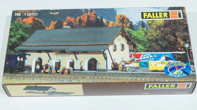 FALLER HO 110101 Gare ferroviaire RhB Helvétique "Susch" (Bahnhof) 1/87 ...