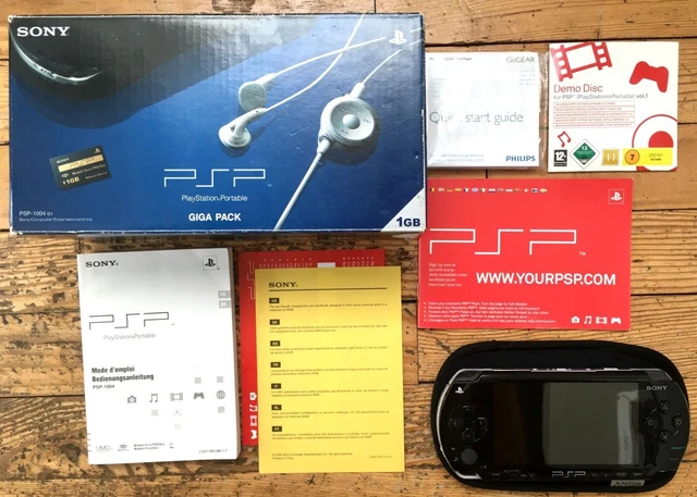 RARE - GIGA Pack Console Sony Psp Complète Serial Matching Pal Euro Cib ...