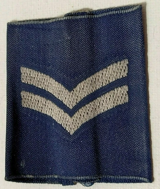BRITISH RAF Royal Air Force Rank patch Slip on corporals £9.33 ...