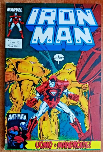 IRON MAN ,FUMETTO Play Press-N.13 Del 1990 -Rif.n.6987-New/Perfect EUR ...