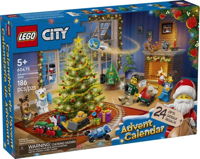 LEGO CITY ADVENT Calendar 2025 for 5+ Year Old Boys & Girls - Christmas ...