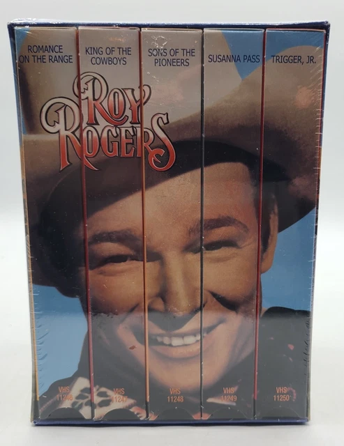 ROY ROGERS 5 VHS Box Set Romance Range King Cowboys Pioneers Susanna ...