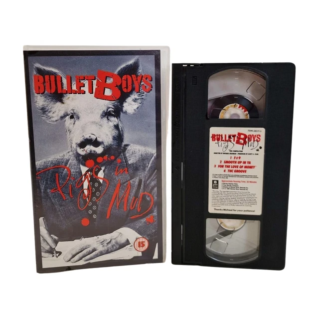BULLET BOYS PIGS In The Mud (VHS) Warner Music Vision £6.00 - PicClick UK
