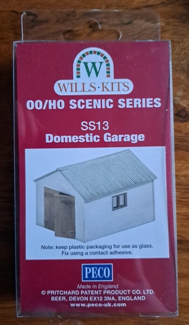 WILLS KITS SS13 Domestic Garage HO/OO Gauge £6.99 - PicClick UK