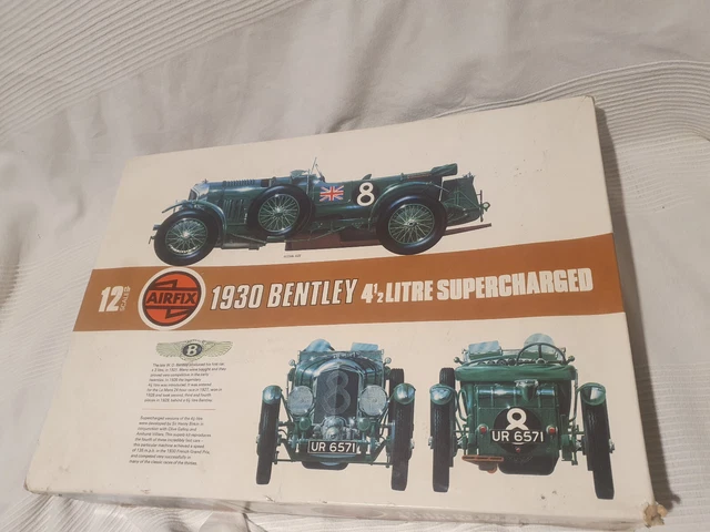 AIRFIX 12TH SCALE 1930 Bentley 4.5 Litre Supercharged Model Kit £99.99 ...