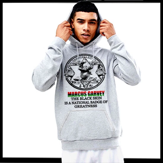 BLACK HISTORY MONTH Marcus Garvey Hoodie African Huey P Pan Africa ...