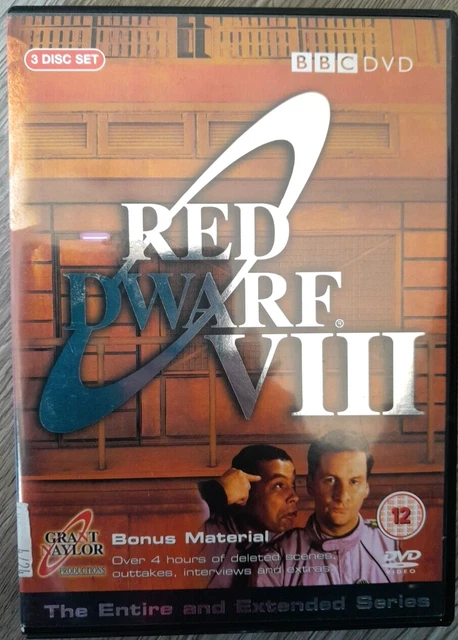 RED DWARF : Entire Extended Series 8 DVD 3-Disc Set VGC Reg 2 &4 Fast ...