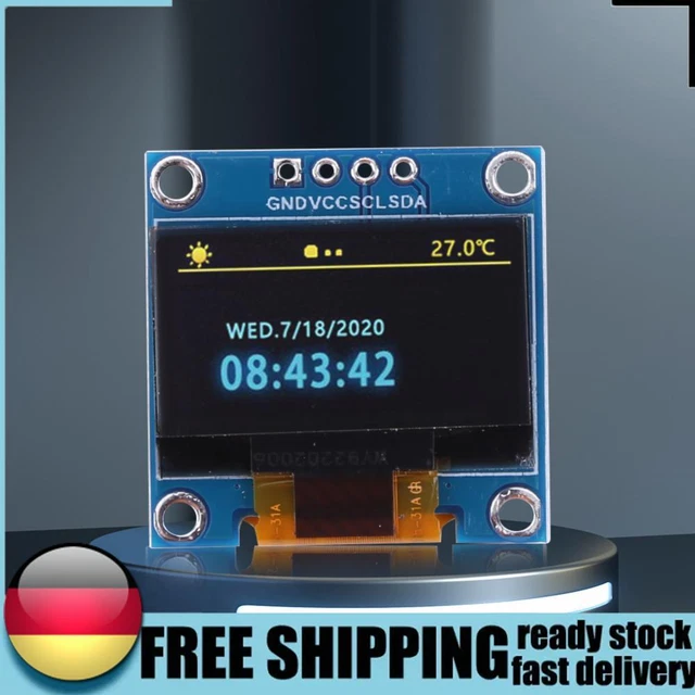 UNITÀ MODULO OLED 0,96 pollici 128x64 SSD1315 per Arduino/Raspberry Pi/BBC DE EUR 4,62 - PicClick IT