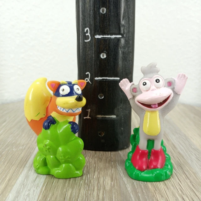 NICK JR DORA The Explorer Boots & Swiper Rubber Figure Toys Viacom ...