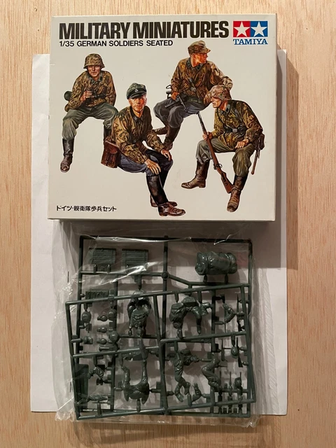 1/35 TAMIYA 35109 : Groupe 4 Soldats Allemands Au Repos German Soldiers ...