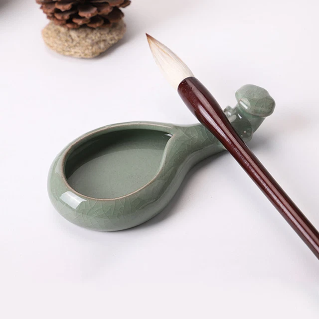 TABELLA INCHIOSTRO PIPA ceramica ciotola inchiostro cinese disegno ...